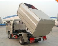China FOTON 4X2 2000 Liters Small Dumpster Garbage Truck , 6 Wheels 2cbm Mini Garbage Truck for sale