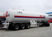 China 3 Axle 50000 L LPG Tank Semi Trailer 50M3 25T 56M3 Volume Customized ISO 9001 Approved for sale