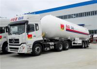 China 3 Axle 50000 L LPG Tank Semi Trailer 50M3 25T 56M3 Volume Customized ISO 9001 Approved for sale