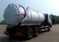 China Vacuum Sewage Tanker Truck Trailer 10 Wheels 16000L For Sinotruk HOWO for sale