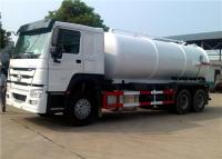 China Vacuum Sewage Tanker Truck Trailer 10 Wheels 16000L For Sinotruk HOWO for sale