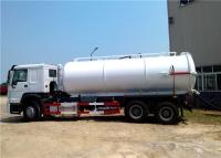 China Vacuum Sewage Tanker Truck Trailer 10 Wheels 16000L For Sinotruk HOWO for sale