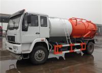 China HOWO 6 Wheels 4000L Water Sewage Tank Truck + 4000L Fecal Suction Truck 8000L for sale
