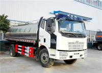 China FAW 4x2 6 Wheels Milk Transport Truck , Milk Tanker Truck 8000L - 10000L for sale