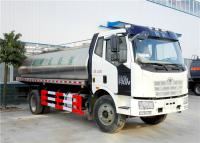 China FAW 4x2 6 Wheels Milk Transport Truck , Milk Tanker Truck 8000L - 10000L for sale