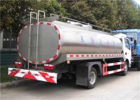 China Dongfeng 6 Wheeler Insulated Milk Delivery Truck 8000L - 10000L ISO 9001 Approved for sale