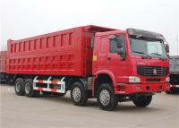 China 12 Wheeler HOWO 8x4 Dump Truck 50 Ton 40 Ton Large Capacity 3 Axles ISO 9001 Certified for sale