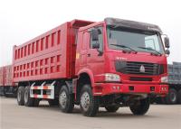 China 12 Wheeler HOWO 8x4 Dump Truck 50 Ton 40 Ton Large Capacity 3 Axles ISO 9001 Certified for sale