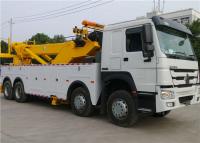 China Professional Wrecker Tow Truck 8x4 371hp 40T 12 Wheels 40 tons Commercial Tow Truck for sale