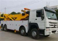 China Professional Wrecker Tow Truck 8x4 371hp 40T 12 Wheels 40 tons Commercial Tow Truck for sale