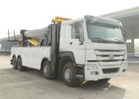 China 50T Road Wrecker Tow Truck 12 Wheels 8x4 371hp 50 tons Left / Right Hand Drive for sale