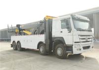 China 50T Road Wrecker Tow Truck 12 Wheels 8x4 371hp 50 tons Left / Right Hand Drive for sale