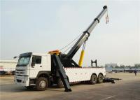 China 8x4 12 Wheels 371hp Wrecker Tow Truck Heavy Duty 50 Tons Road Recovery Truck for sale
