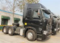 China SINOTRUK HOWO A7 Tractor Head , Heavy Duty 420 HP Prime Mover 6x4 Tractor Head for sale