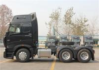 China SINOTRUK HOWO A7 Tractor Head , Heavy Duty 420 HP Prime Mover 6x4 Tractor Head for sale