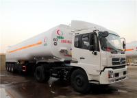 China 60M3 Oil Transport  Tanker Semi Trailer , Fuel Tank Trailer Heavy Duty 3 Axle 60000L for sale