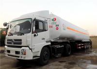 China 60M3 Oil Transport  Tanker Semi Trailer , Fuel Tank Trailer Heavy Duty 3 Axle 60000L for sale