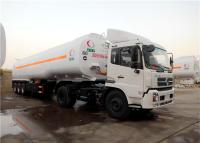 China 60M3 Oil Transport  Tanker Semi Trailer , Fuel Tank Trailer Heavy Duty 3 Axle 60000L for sale