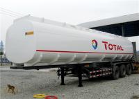 China Heavy Duty 3 Axle 45000L Oil Tanker Semi Trailer 4 Compartments 45M3 For Transporting Oil for sale