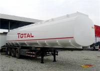 China Heavy Duty 3 Axle 45000L Oil Tanker Semi Trailer 4 Compartments 45M3 For Transporting Oil for sale