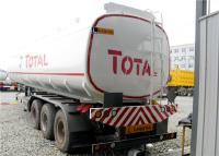 China Heavy Duty 3 Axle 45000L Oil Tanker Semi Trailer 4 Compartments 45M3 For Transporting Oil for sale