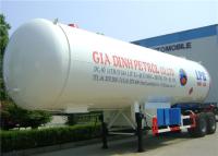 China 2 Axle 40000L 40M3 20 Ton LPG Gas Tank Trailer , 56M3 LPG Tank Semi Trailer for sale