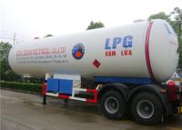 China 2 Axle 40000L 40M3 20 Ton LPG Gas Tank Trailer , 56M3 LPG Tank Semi Trailer for sale