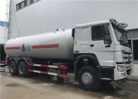 China 20M3 20000L Bobtail Tanker Truck , HOWO 6x4 10 Wheeler LPG Tanker Truck for sale
