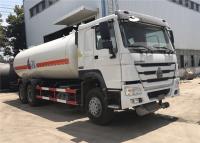 China 6x4 10 Wheels 20M3 LPG Gas Tanker Truck 20000L Color Customized For HOWO for sale