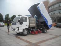 China High Pressure Water Circuit Road Sweeper Truck 4x2 5500 Liters For ISUZU for sale