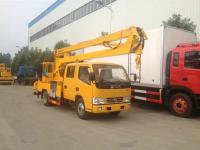 China Dongfeng 16m Aerial Platform Truck , Vehicle Mounted Work Platforms CCC Approved for sale