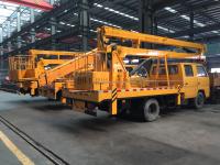 China Dongfeng 12 - 18m High Altitude Operation Truck 2 Axles For Electric Power for sale