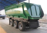 China HARDOX400 T700 Heavy Duty Semi Trailers 50 Ton 60T U Shape Tri Axle Tipping Trailer for sale