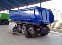 China HARDOX400 T700 Heavy Duty Semi Trailers 50 Ton 60T U Shape Tri Axle Tipping Trailer for sale