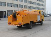 China 3000L 5000L Small Tanker Truck , High Pressure Sewer Cleaning Truck For Pipe  Flushing for sale