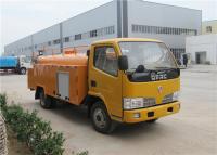 China 3000L 5000L Small Tanker Truck , High Pressure Sewer Cleaning Truck For Pipe  Flushing for sale