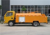 China 3000L 5000L Small Tanker Truck , High Pressure Sewer Cleaning Truck For Pipe  Flushing for sale