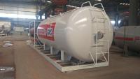 China 20000L LPG Gas Storage Tank 20m3 Filling Station 10 Ton With Double Nozzle Dispenser for sale