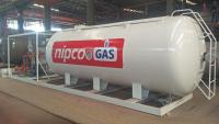 China 20000L LPG Gas Storage Tank 20m3 Filling Station 10 Ton With Double Nozzle Dispenser for sale