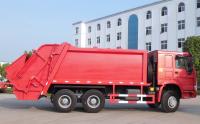 China Howo Waste Collection Truck , 6 - 9 Cubic Rubbish Compactor Truck For Garbage Collect for sale
