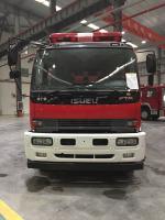 China 11000 Liters Fire Fire Truck Water Tank Carbon Steel Material 2 Axles For ISUZU for sale