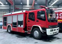 China Forest Fire Rescue Truck 4 Tons Fire Fighting Truck , Isuzu 4x2 Foam Fire Extinguisher Truck for sale