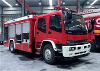 China Forest Fire Rescue Truck 4 Tons Fire Fighting Truck , Isuzu 4x2 Foam Fire Extinguisher Truck for sale