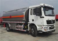 China Shacman 4x2 6 Wheels 15000l Tanker Truck Trailer , Fuel Tank Trailer Bowser for sale