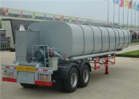 China 30CBM Bitumen Heating Tank , Asphalt Cheap Tanker Trailer , Asphalt Tank Transport Trailer for sale