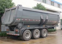 China 3 Axle 24CBM 24M3 dump trailer 40 Tons U-Shape Tipper Semi Trailer for BAUXITE Transport. for sale
