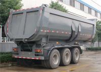 China 3 Axle 24CBM 24M3 dump trailer 40 Tons U-Shape Tipper Semi Trailer for BAUXITE Transport. for sale
