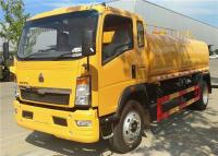 China Sinotruck HOWO 4x2 6 Wheeler 10 Tons Water Tanker Truck 10000 Liters Water Sprinkler Truck for sale