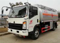 China Sinotruck HOWO 4x2 10M3 10000 Liters Fuel Tank Truck Oil Refuel Truck Fuel Tanker Bowser for sale