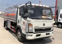 China Sinotruck HOWO 4x2 10M3 10000 Liters Fuel Tank Truck Oil Refuel Truck Fuel Tanker Bowser for sale
